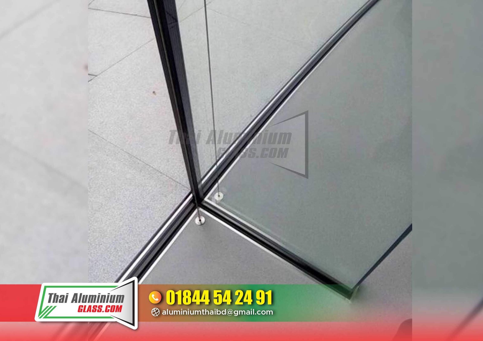 Double-Glazed Glass Partition