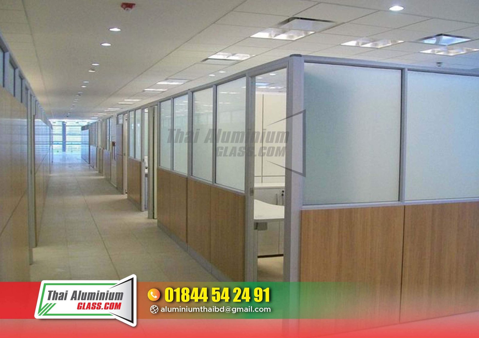 Frameless Glass Partition